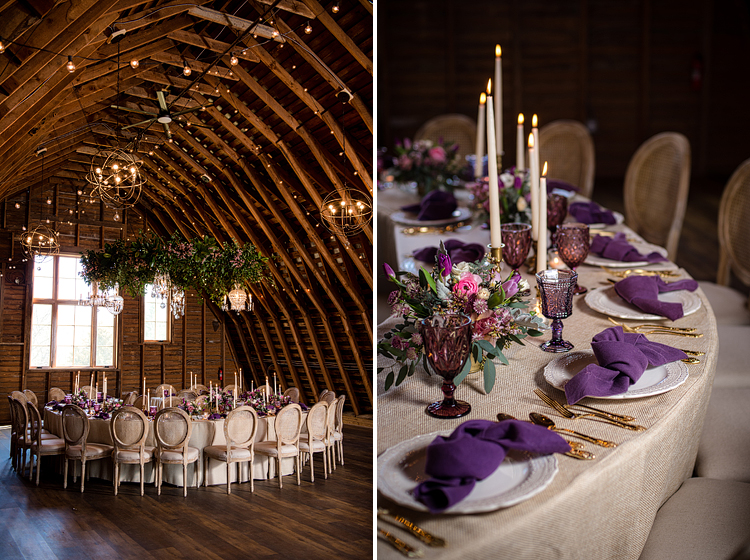 Luxurious Winter Reception in the Round » Northern Virginia Barn ...