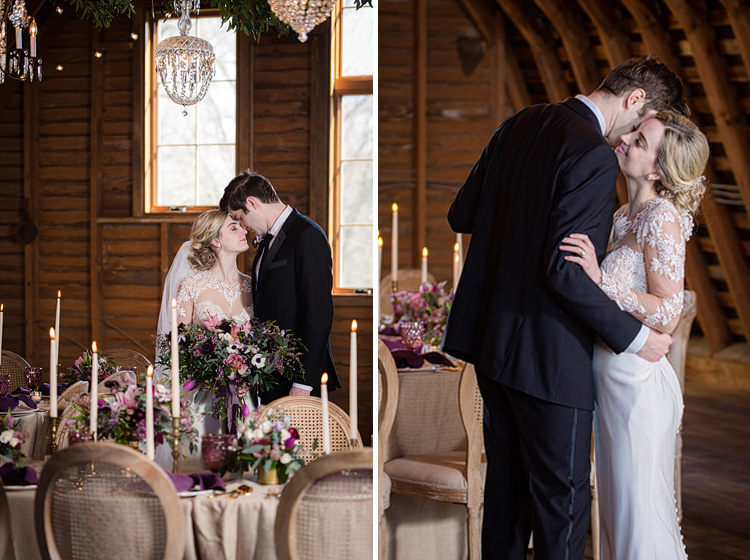 Luxurious Winter Reception in the Round » Northern Virginia Barn ...