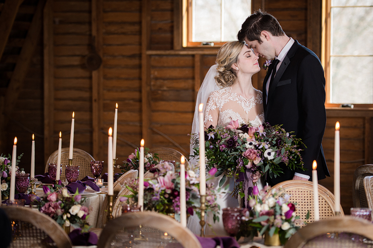 Luxurious Winter Reception in the Round » Northern Virginia Barn ...