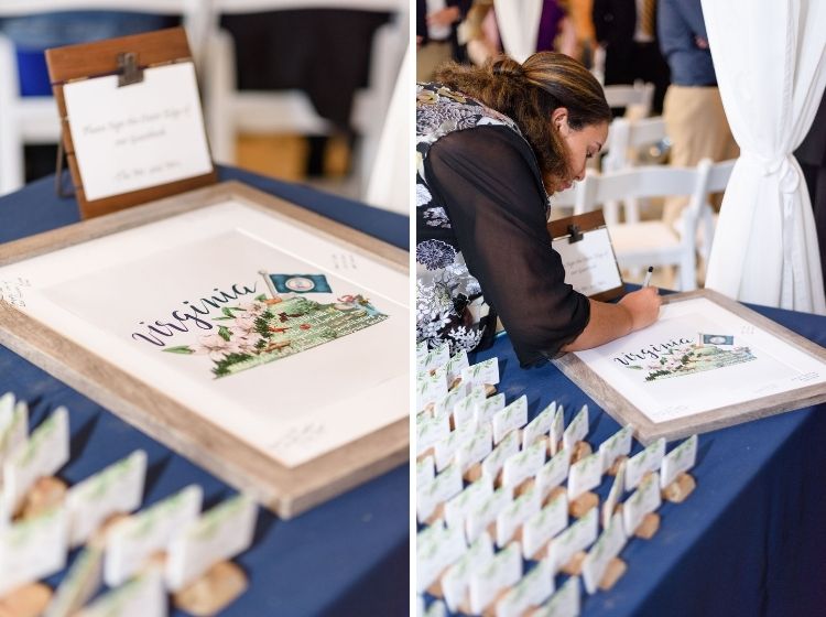 Guest Book Ideas from Real Virginia Weddings » Northern Virginia Barn ...