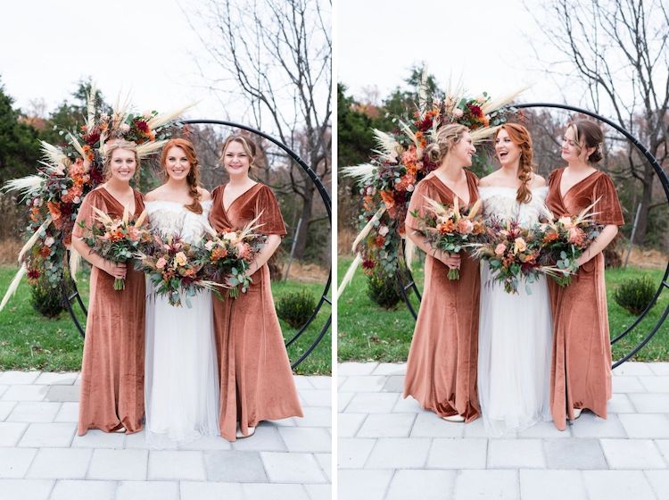Burnt Orange Fall Wedding » Northern Virginia Barn Wedding Venue | 48 ...