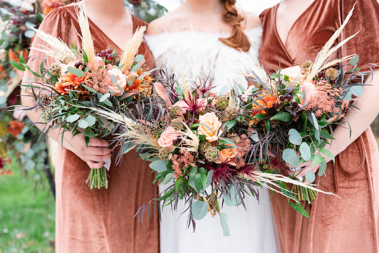 Burnt Orange Fall Wedding » Northern Virginia Barn Wedding Venue | 48 ...