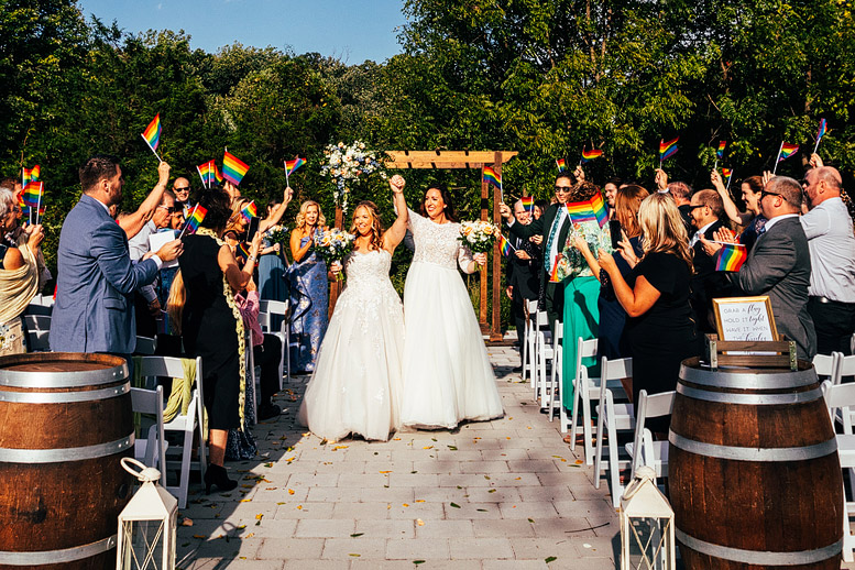 Rainbow Colored LGBTQ Wedding in Loudoun County » Northern Virginia ...